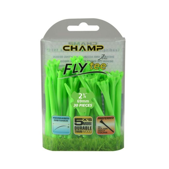 CHAMP Fly Tees 30 Pack 2.75 Inch – Green – Golf Exchange South Nowra